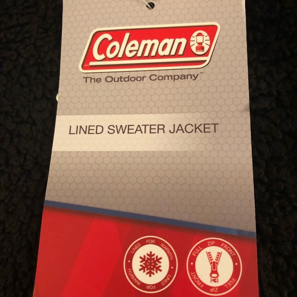 Coleman | Jackets & Coats | Coleman Mens Sherpa Lined Sweater Jacket ...